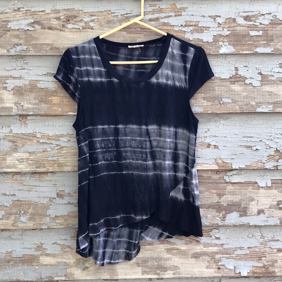 Hem & Thread | Tops | Hem Thread Tie Dye Funky Print Tshirt | Poshmark